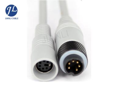 China Rear View Backup Camera Cable With 6 Pin Shieled Connector Strong Conductivity for sale