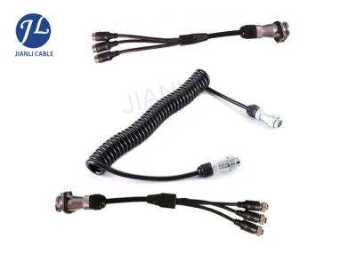 Cina cavo 12-24V di 1M 3M 4M 7 Pin Truck Rear View Camera per un collegamento di 3 macchine fotografiche in vendita