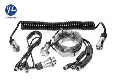 Cina cavo 12-24V di 1M 3M 4M 7 Pin Truck Rear View Camera per un collegamento di 3 macchine fotografiche in vendita