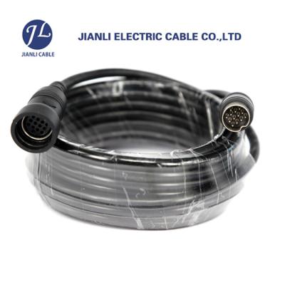China Vehicle Reverse Camera 13 Pin Din Cable , Extension Reverse Wire For Backup Camera for sale