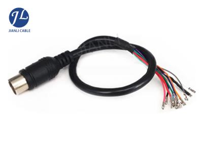 China Câmera reversa 13 Pin Din Cable do monitor, fiação dos 10M Vehicle Monitoring System à venda