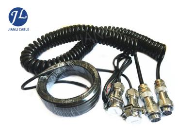 China Cable 4 PIN Connectors, color que moldea negro de Suzi Spiral Reversing Camera Extension de 4 metros en venta