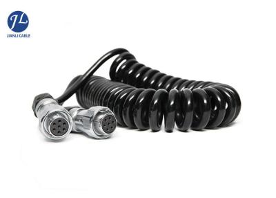 Cina Sistema di sostegno della macchina fotografica del rimorchio del camion con il cavo di estensione di 7 modi di Pin Coil Cable Connect 4 in vendita