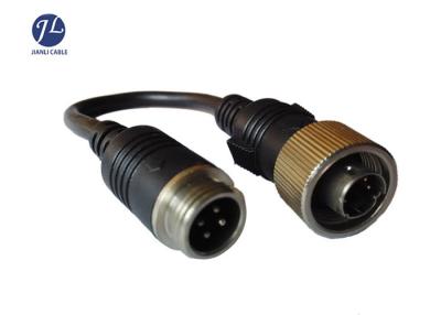 Cina MINI cavo di BACCANO di 0.1M 4 Pin Connector To per il sistema inverso della macchina fotografica di retrovisione dell'automobile in vendita
