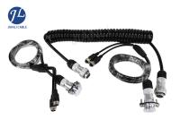 China Five Pin CCTV Camera Extension Din Cable Backup Camera System For Trucks for sale