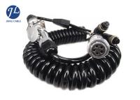 China Waterproof 7 Pin Car Reverse Camera Cable With Nickle Plated Connector for sale