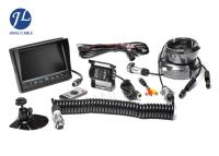 China 2 Channel CCTV Camera System Truck Trailer Backup Camera Cable for sale
