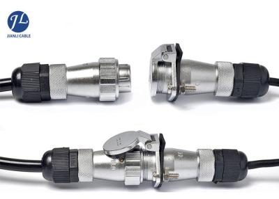 Cina Cavo di potere del CCTV di cinque Pin Security Camera Cable video per il cavo DVR del nero di BNC RCA in vendita