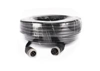 China M12 Socket 4 Pin Coiled Reversing Camera Extension Cable for sale