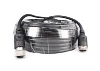 China M12 Socket 4 Pin Coiled Reversing Camera Extension Cable for sale