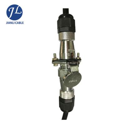 Cina Sistema di sostegno della macchina fotografica del rimorchio del camion con il cavo di estensione di 7 modi di Pin Coil Cable Connect 4 in vendita