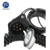 China Customized High End 7 Pin Rear View Camera Trailer Cable Connector for sale