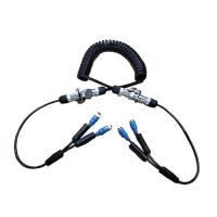 China IP67 7 Pin Socket Vision Systems Cable For Caravan Backup Camera System for sale