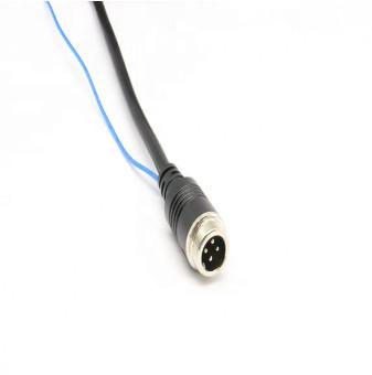 Cina Macchina fotografica 4 Pin Aviation Connecter Cable dell'automobile del Cctv del sistema di sicurezza in vendita
