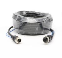China Security System Cctv Car Camera 4 Pin Aviation Connecter Cable for sale