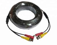China CCTV System Black Jacket BNC DC Camera Surveillance Cable for sale
