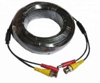 China CCTV System Black Jacket BNC DC Camera Surveillance Cable for sale