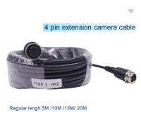 China Rear View Camera System 15m 20m 4 Core Aviation Cable for sale