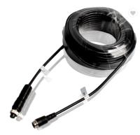 China Rear View Camera System 15m 20m 4 Core Aviation Cable for sale