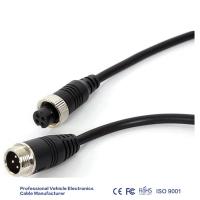 China 3.8mm Car Reverse Camera Cable , 4 Pin Extension Cable With Lock for sale