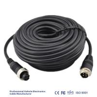 China 3.8mm Car Reverse Camera Cable , 4 Pin Extension Cable With Lock for sale