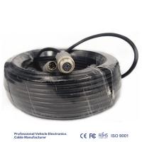 China Black IP67 Waterproof Cable For Cctv Security Camera Heat Resistant for sale