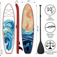 China Drop Stitch Inflatable Sup Board Stand Up Paddle Floating Surfboard for sale