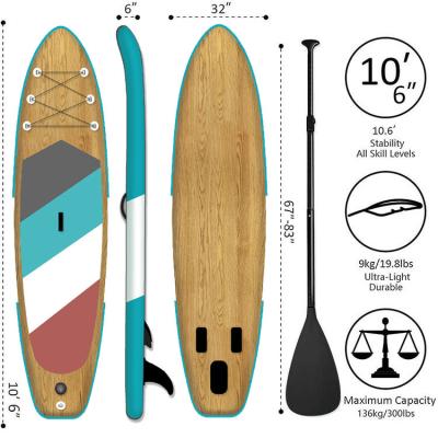 Il bordo di pagaia gonfiabile del Sup della pagaia dell'OEM sta su praticante il surfing 17,5 libbre