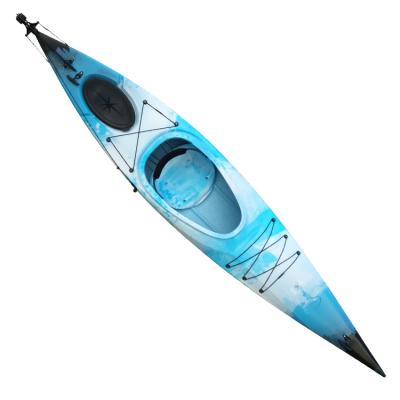 China Kano Overzeese het Reizen Kajak 297 Pond van Huarui Watersports 1 Persoon LLDPE Te koop