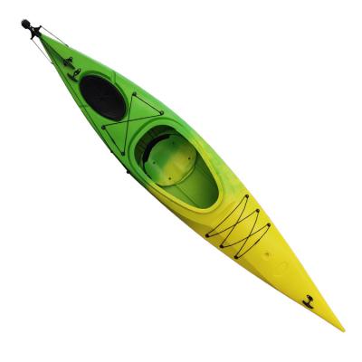 China Kano Overzeese het Reizen Kajak 297 Pond van Huarui Watersports 1 Persoon LLDPE Te koop