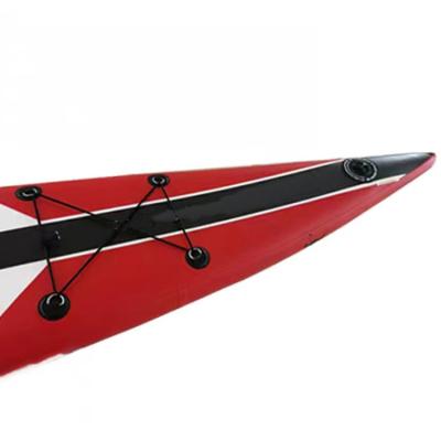 China competência vermelha da placa do Sup da pá de 3.81m*0.55m inflável para surfar à venda