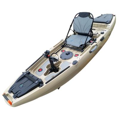 China HDPE LLDPE Enige Persoon Overzeese Visserijkajak met Pedaal 264 Pond Te koop