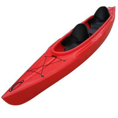 Cina Kajak da pesca rigido della piccola barca di 3 persone canoa di plastica 4.0m*0.82m di capacità di 500 libbre in vendita