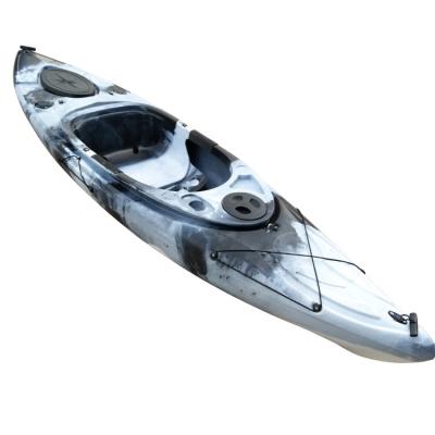 Cina Persona nera e rossa ricreativa 331 libbra di plastica di Sit In Fishing Kayak One in vendita
