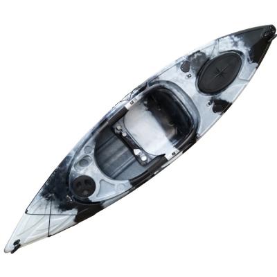 Cina Persona nera e rossa ricreativa 331 libbra di plastica di Sit In Fishing Kayak One in vendita