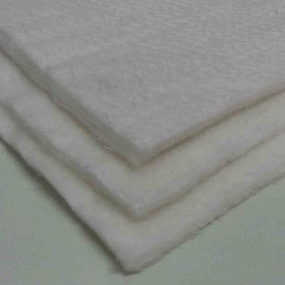China Witte die kleur 10mm de naaldmat van de dikteglasvezel voor isolatie wordt gebruikt Te koop