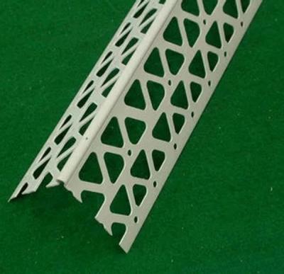 China White color PVC corner bead with high quality fiberglass net used for wall corner for sale