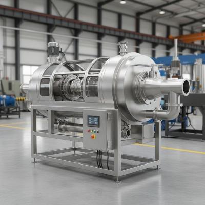 China Self-Cleaning Stainless Steel Horizontal Decanter Centrifuge for Continuous Sludge Dewatering for sale