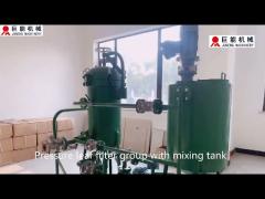 industrial vacuum leaf filter , safety stainless steel cream separator