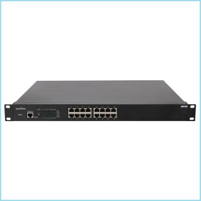 China 16 * 1000Base TX POE port Gigabit POE Switch for sale