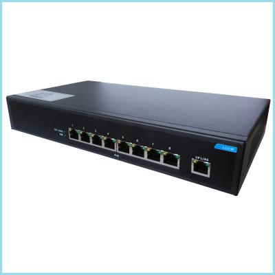 China 9 port 10/100M auto-adaptive TX POE network switch for sale