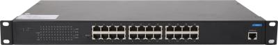 China 24 ports managed Enterprise network switch auto adaptive RJ45 Switch with RS232 serial console Ports for sale