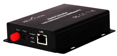 China Metal casing D2.5 socket power port Enterprise network switch 10 / 100 / 1000M auto adaptive Ethernet Media Converter for sale