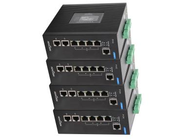China 2 Gigabit Ethernet Ports Industrial POE Network Switch With IEEE802.3af Standards for sale