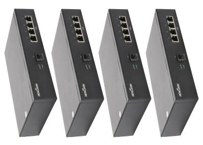 China 30w POE Network Switch 4 Megabit port & 2 Gigabit SFP FX port Gigabit fiber Ethernet Switch for sale
