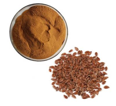 China Pharmaceutical Grade lignan Flaxseed Extract powder / flax seed extract for sale