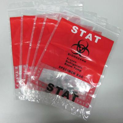 China lab bag,  LDPE Specimen bag  for sale
