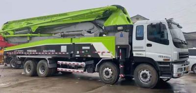 China Used Zoomlion Concrete Pump Truck 52M With Isuzu Chassis With Model 2014 for sale