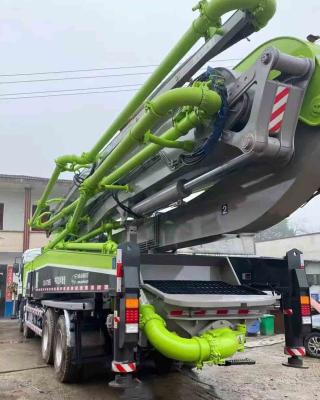 China Used Zoomlion Concrete Pump Truck 52M With Isuzu Chassis With Model 2014 for sale