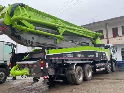 China Used Zoomlion Concrete Pump Truck 52M With Isuzu Chassis With Model 2014 for sale